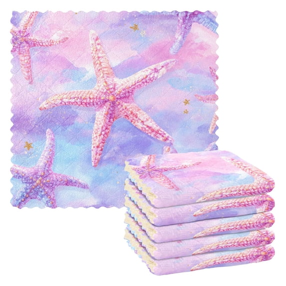 6 Pieces of Kitchen Towels 11x11Inch Kitchen Dish Cloths Kitchen Dish ...