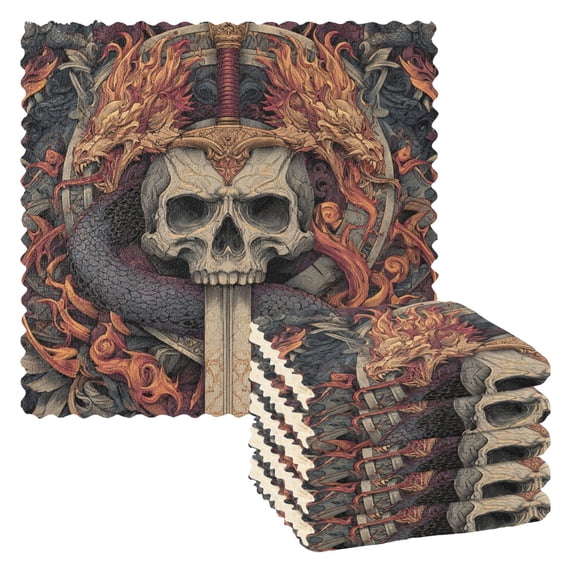 6 Pieces of Kitchen Towels 11x11Inch Kitchen Dish Cloths Kitchen Dish ...