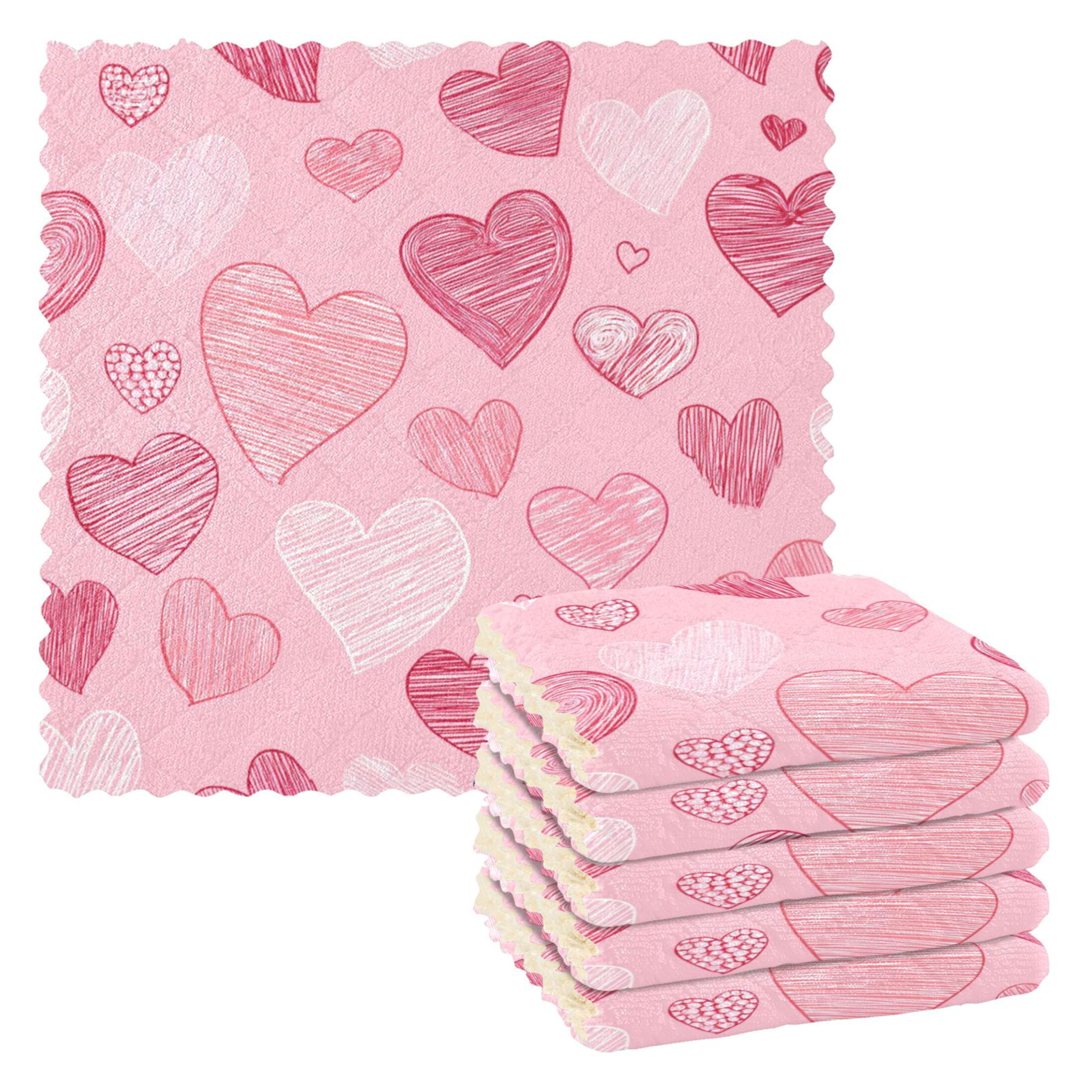 6 Pieces of Kitchen Towels 11x11Inch Kitchen Dish Cloths Kitchen Dish ...
