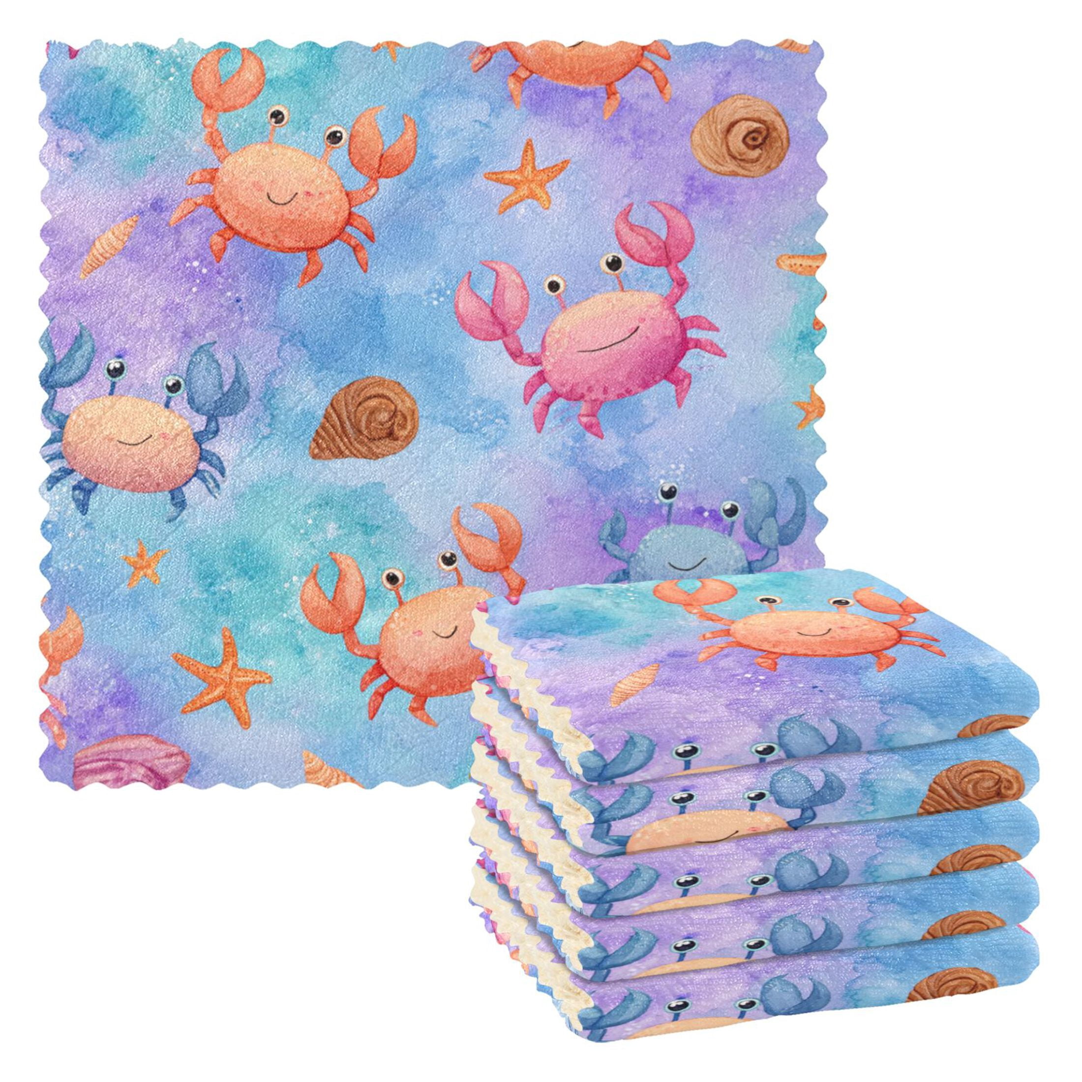 6 Pieces of Kitchen Towels Ultra Soft Absorbent Quick Drying Dish ...