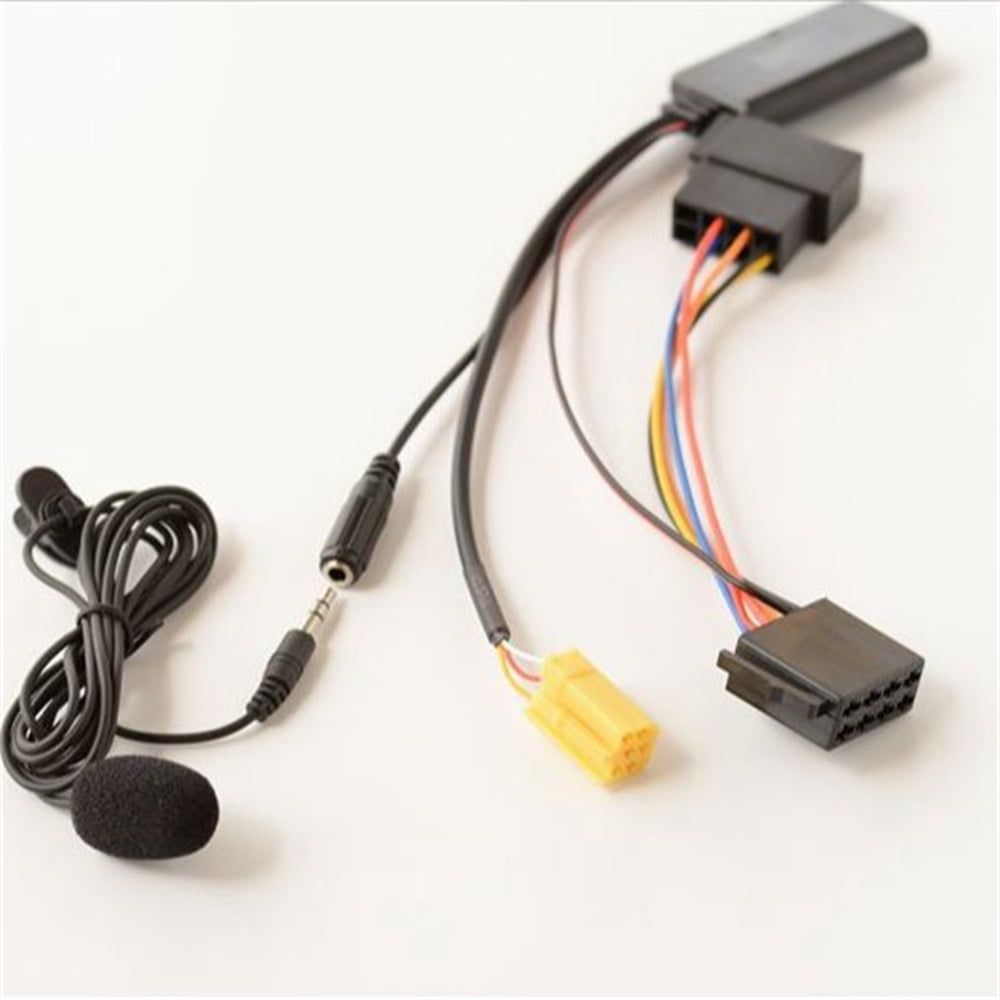 6 Pin Bluetooth AUX Cable Microphone Adapter Kit For Smart 451 Fiat ...