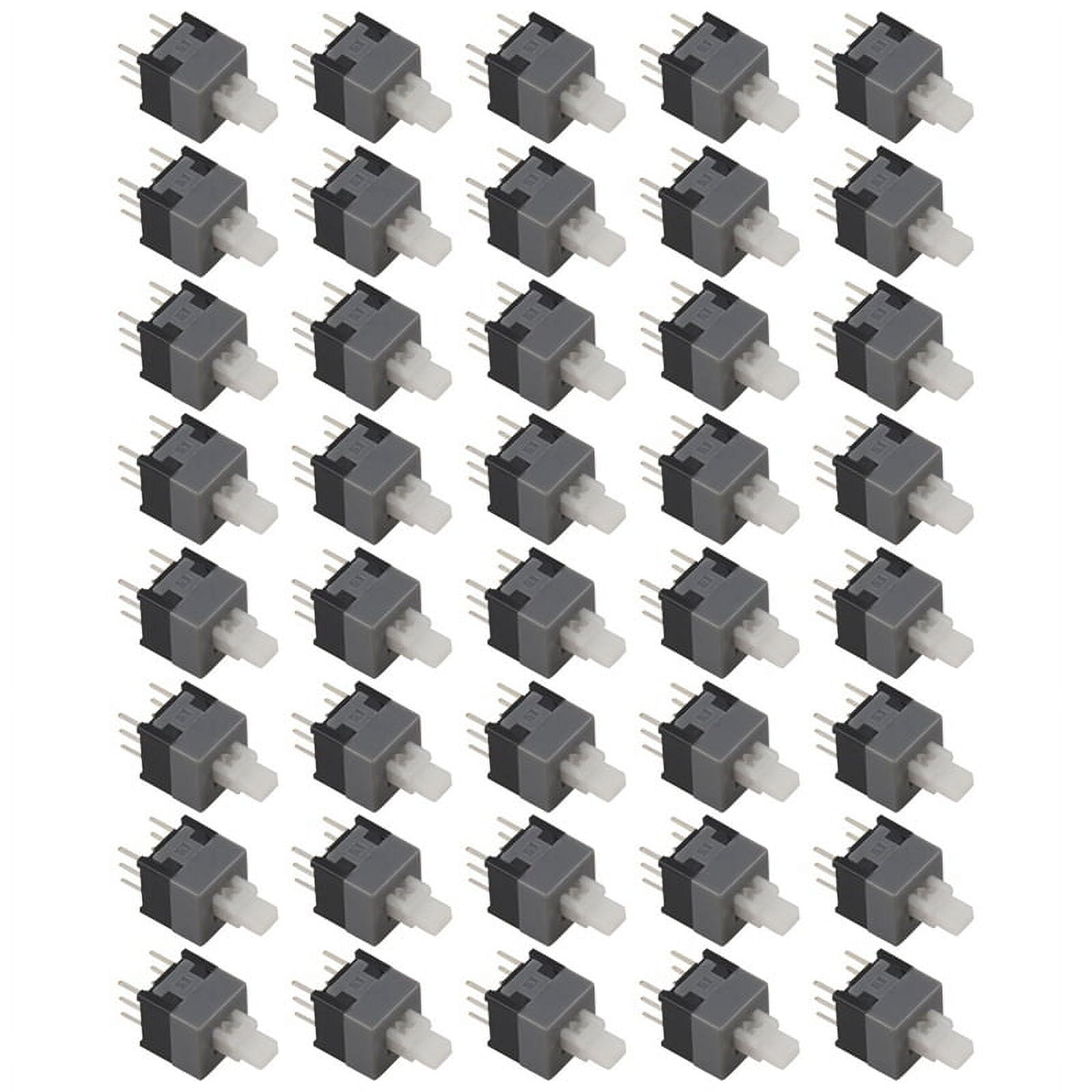 6 Pin DPDT Latching Tact Tactile Push Button Pushbutton Switch 40 Pcs,40 x Push Button Switch ...
