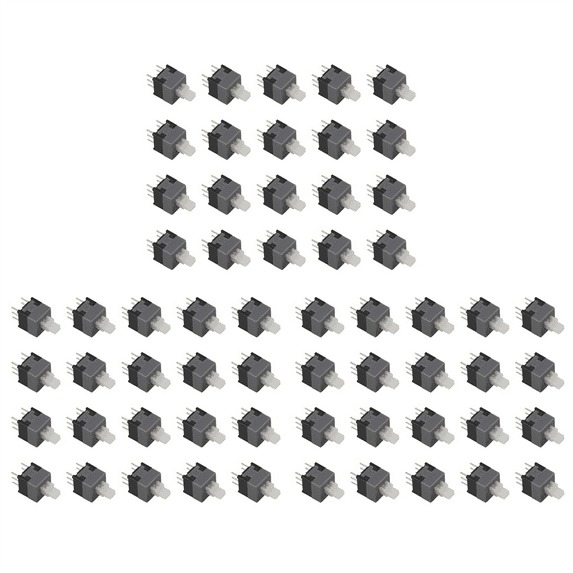 6 Pin DPDT Latching Tact Tactile Push Button Pushbutton Switch 60 Pcs ...
