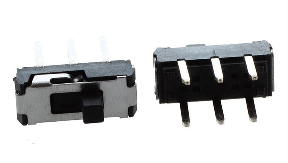 6 Pin Dpdt 2p2t Vertical Dip Slide Switch 20 - Walmart.com