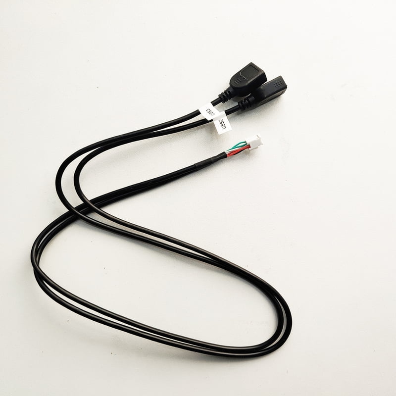 6 Pin Dual USB Interface Cable Adapter For Android Radio Navigation ...