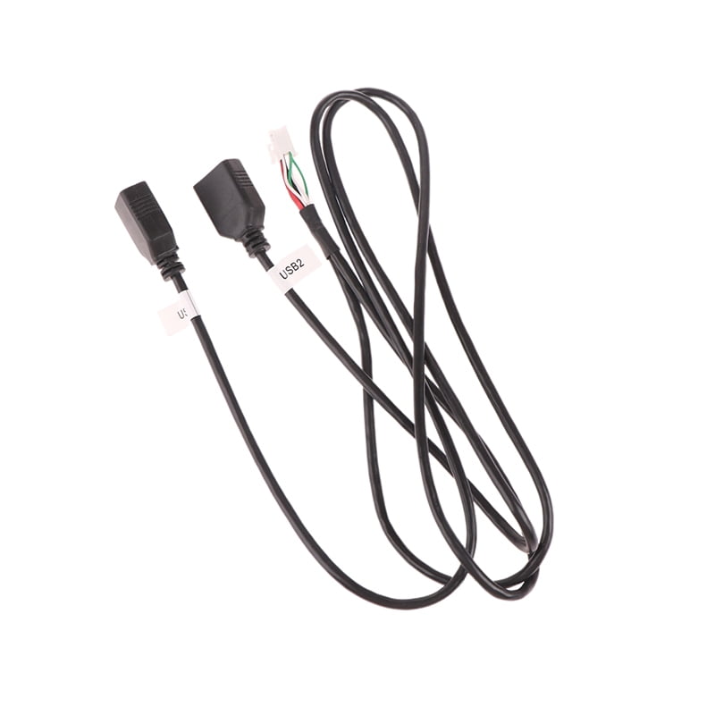 6 Pin Dual USB Interface Cable Adapter For Android Radio Navigation ...