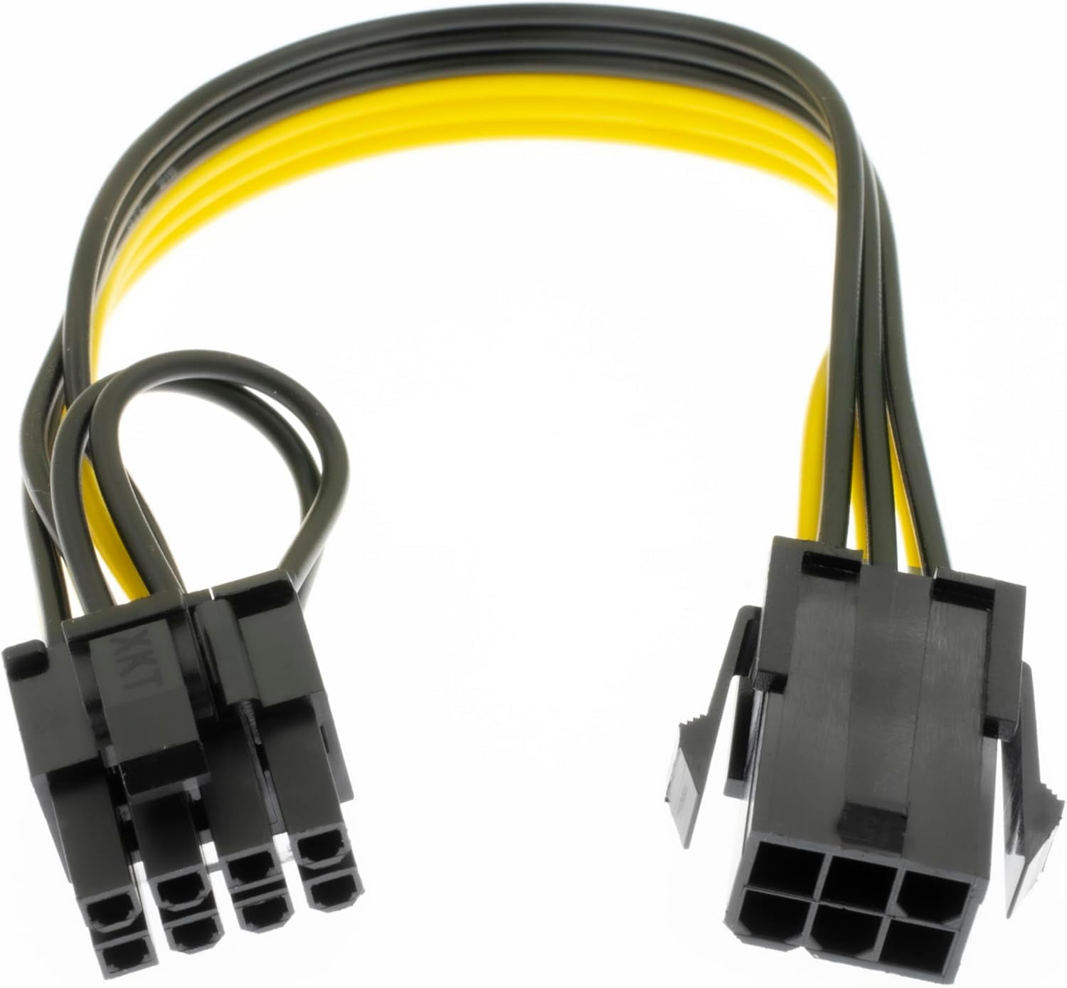 6 Pin Female to 8 Pin Male Video Card GPU Power Supply Cable 12.6 ...