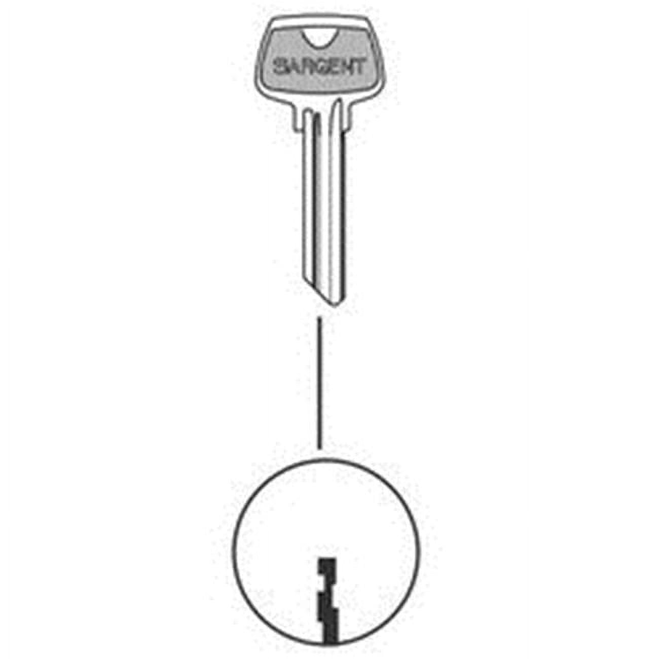 6 Pin Key Blank with LE Keyway - Walmart.com