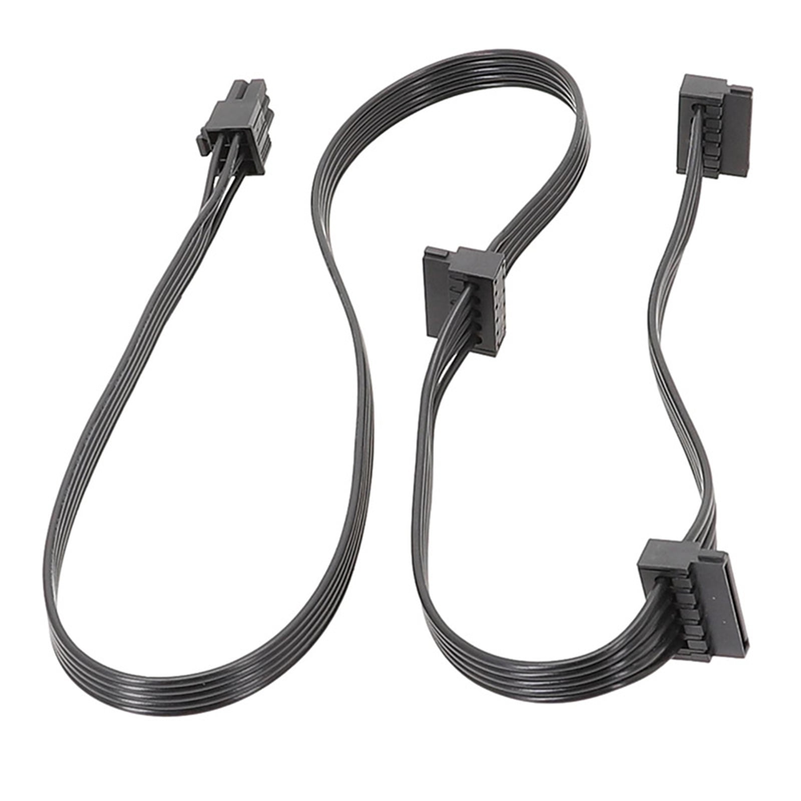 6 Pin Male to SATAX3 15PinSATA Hard Drive Power Cable Power Supply ...