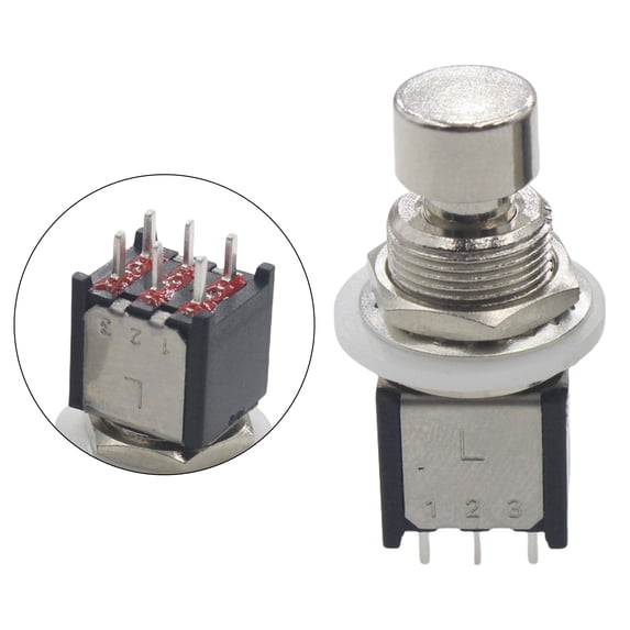 6 Pin Momentary Stomps Foot Pedal Switches Electric Guitar Emergencies ...