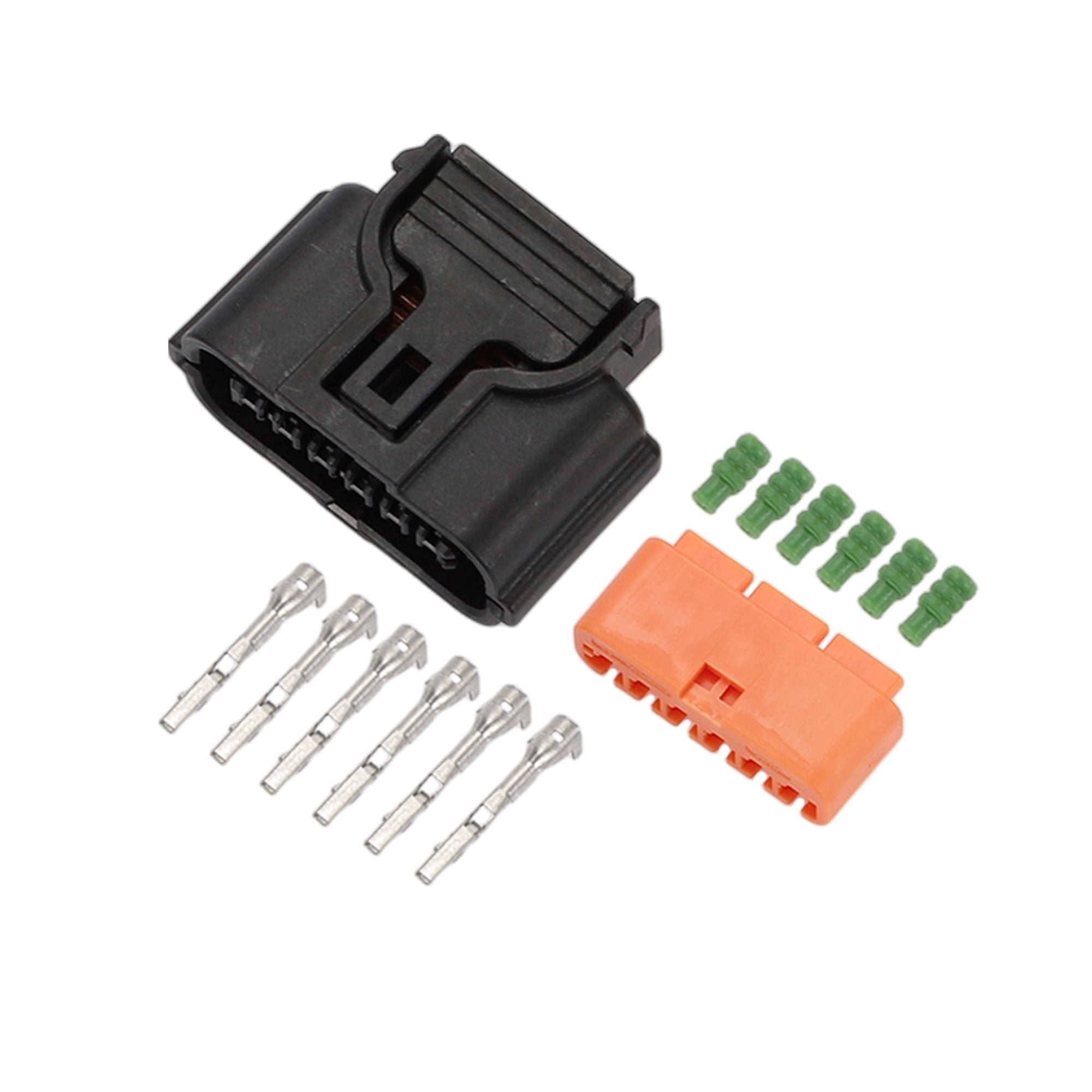6 Pin Parking Assist Sensor Connector Plug Waterproof Female Wire ...