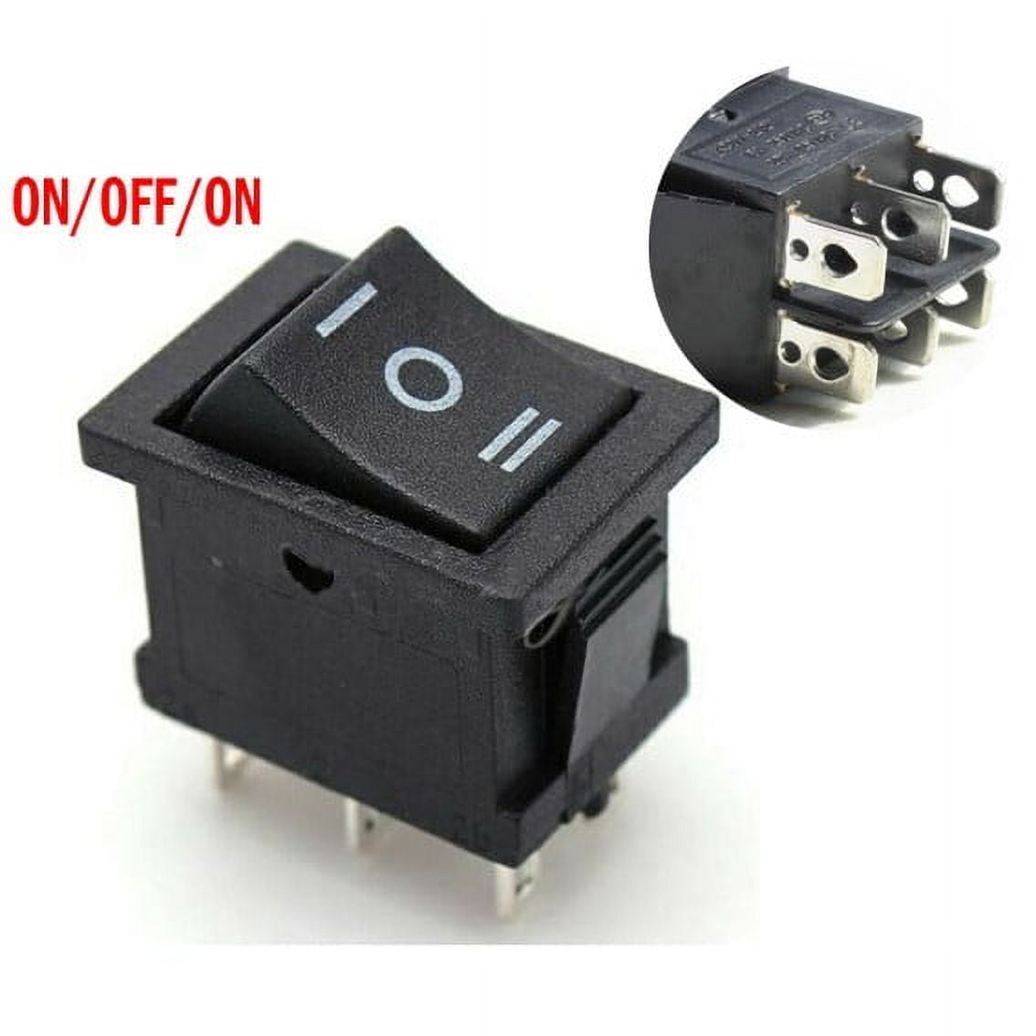 6 Pin Switch DIY Electrical Project Large Rectangle Rocker Switch 1pcs ...