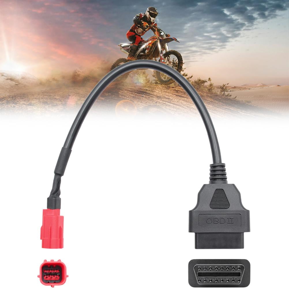 6 Pin To 16 Pin OBD2 Adapter Cable Motorcycle Diagnostic Cable ...