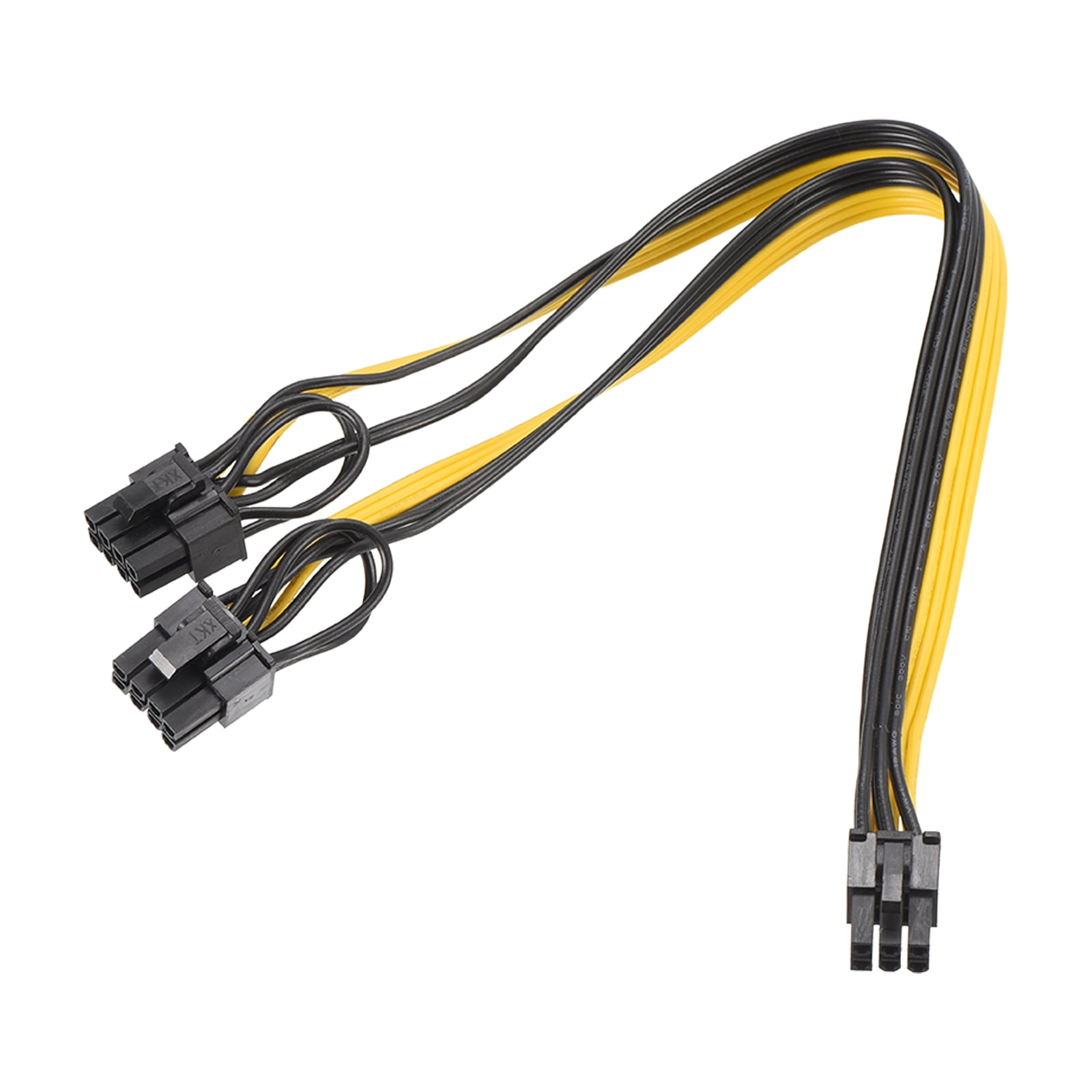 6 Pin to 2 x PCIe 8 Pin (62) Male PCI Express Power Adapter Splitter ...