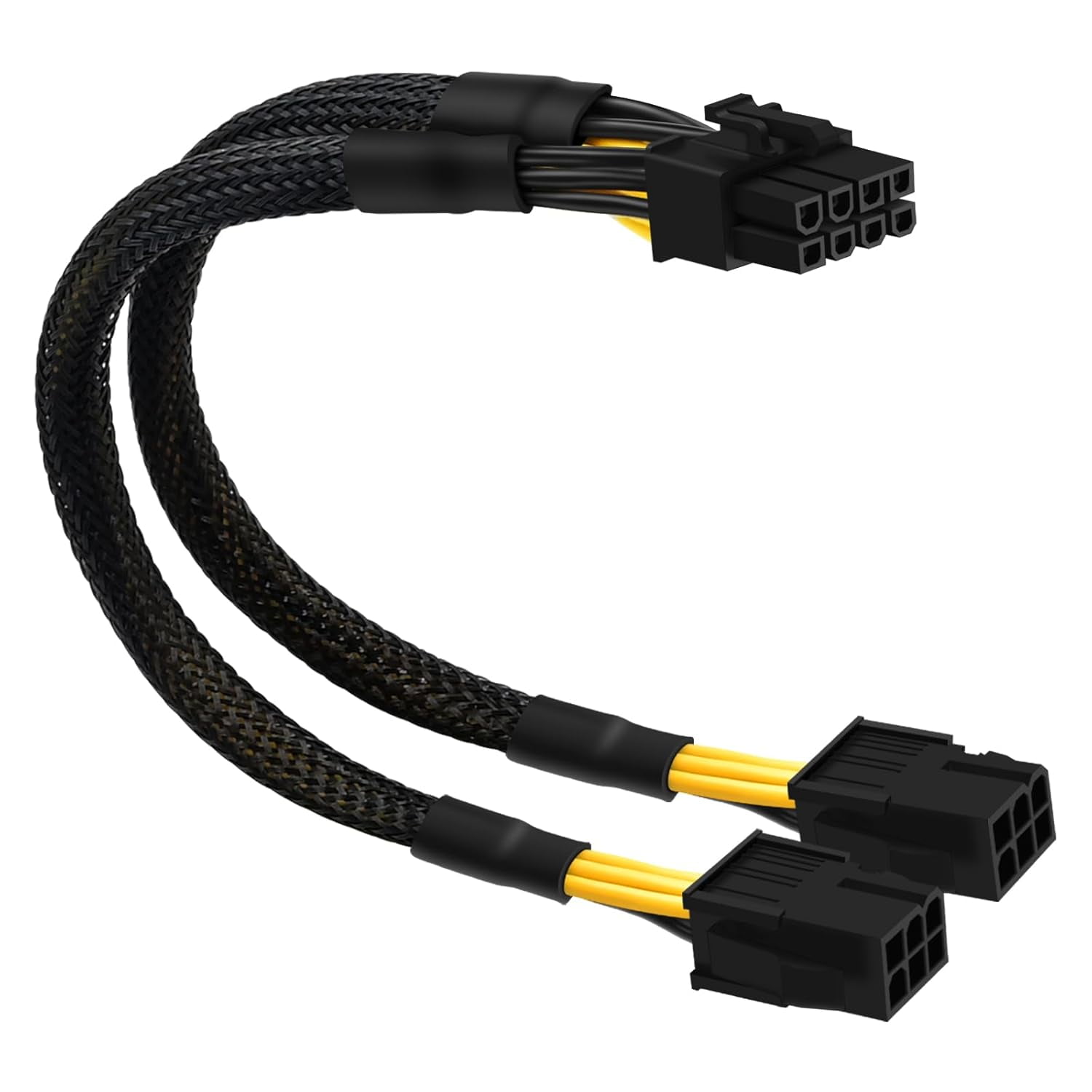 6 Pin to 8 Pin GPU Adapter, Dual 6 Pin Female to 8 Pin Male GPU Power ...