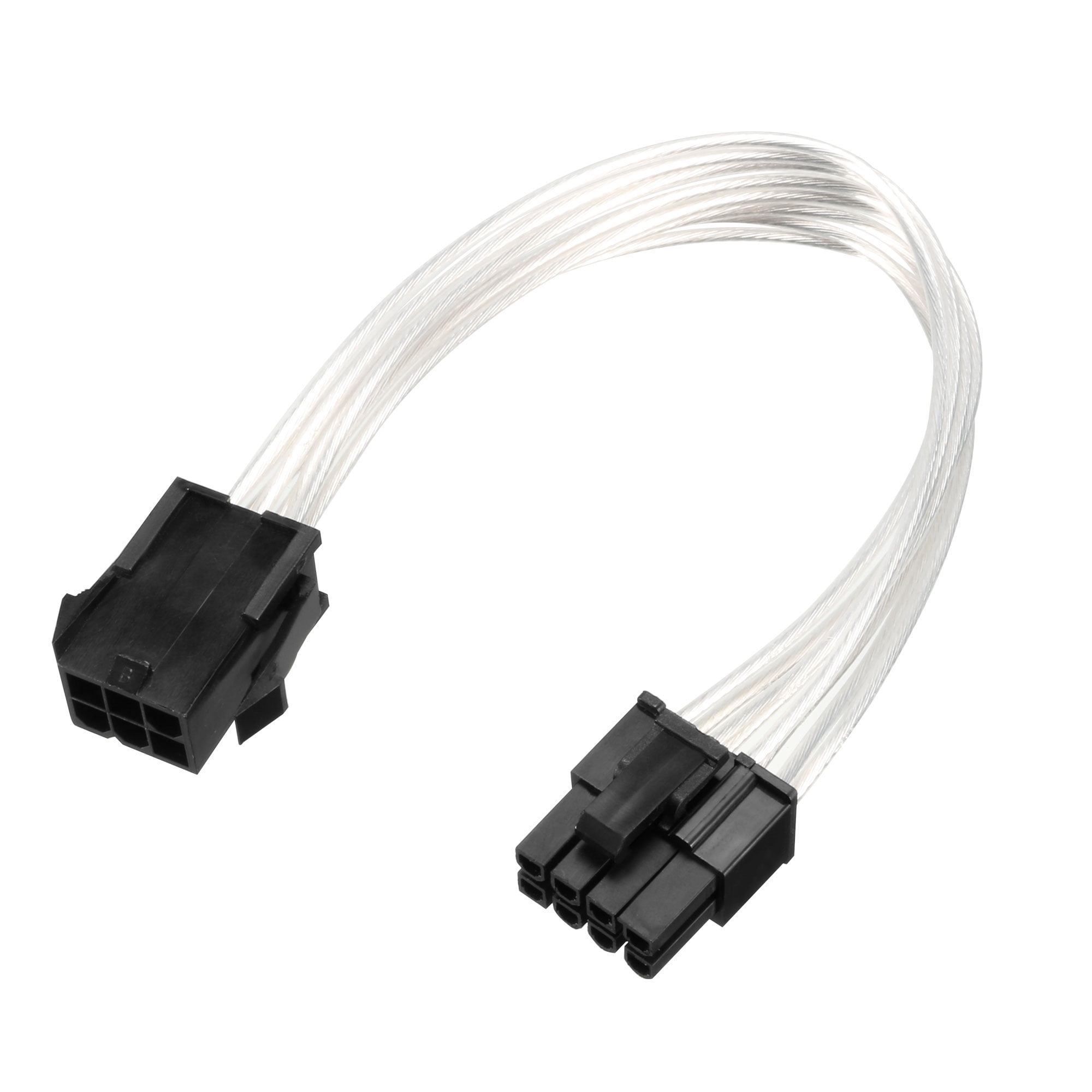 6 Pin to 8 Pin PCIE Express Video Card Power Supply Cable Adapter ...