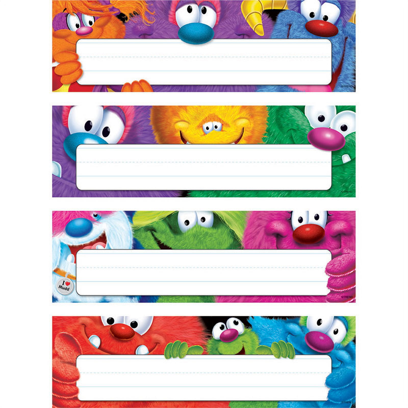 (6 Pk) Furry Friends Desk Toppers Name Plates Variety Pk - Walmart.com