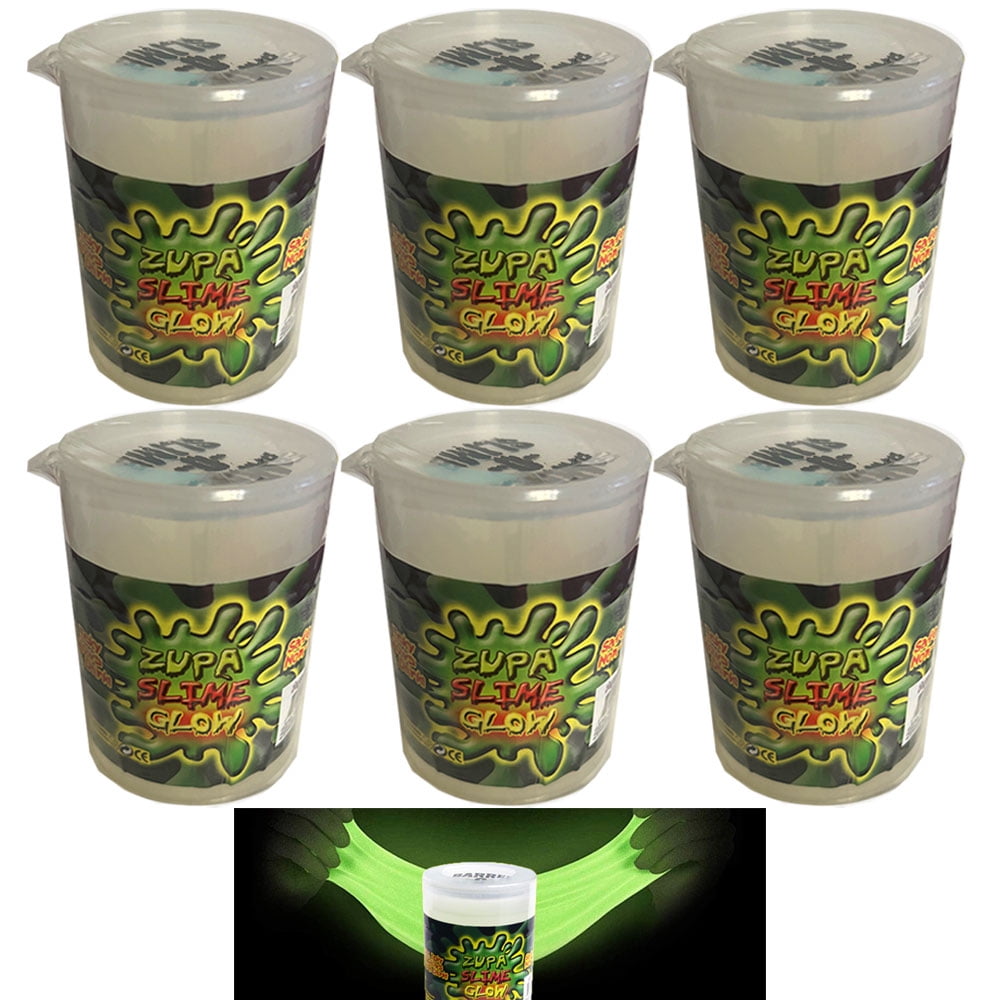 6 Pk Kids Party Favor Slime Glow In The Dark Noise Putty Goo Squeeze ...