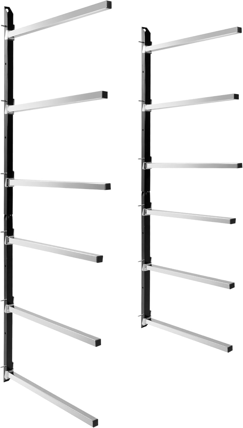 6 Place Wall Mount Bumper Rack Stand, Auto Body Bumper Storage Rack ...