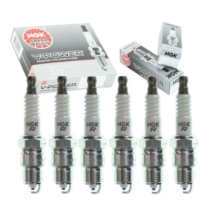 6 Plugs of NGK V-Power Spark Plugs UR4/6630 - Walmart.com