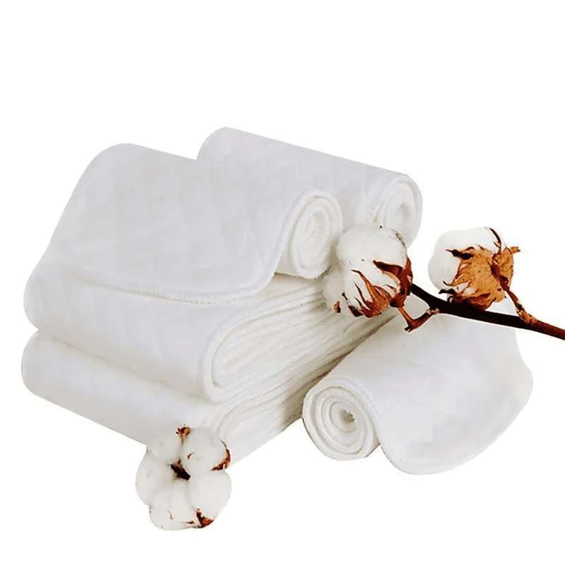 6 Ply Cloth Diapers, 18'' x 7'' Large Thick Washable Absorbent Cotton ...