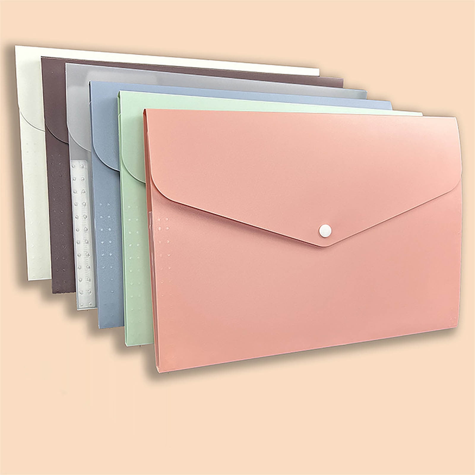6-Pocket A4 File Organizer Bag with Handle, Portable Multi-Layer ...