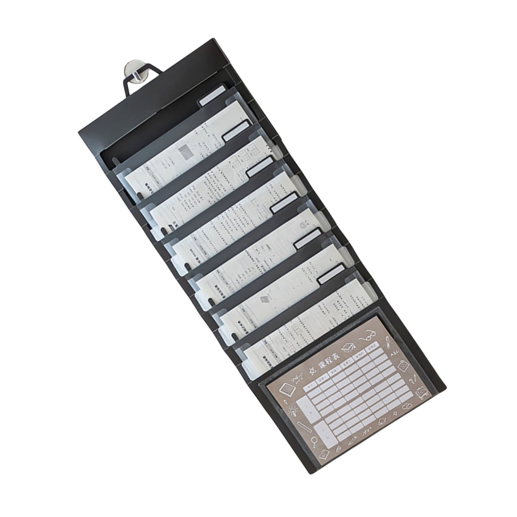 6 Pocket Hanging Document Organizers Expanding File Folder with Handle ...