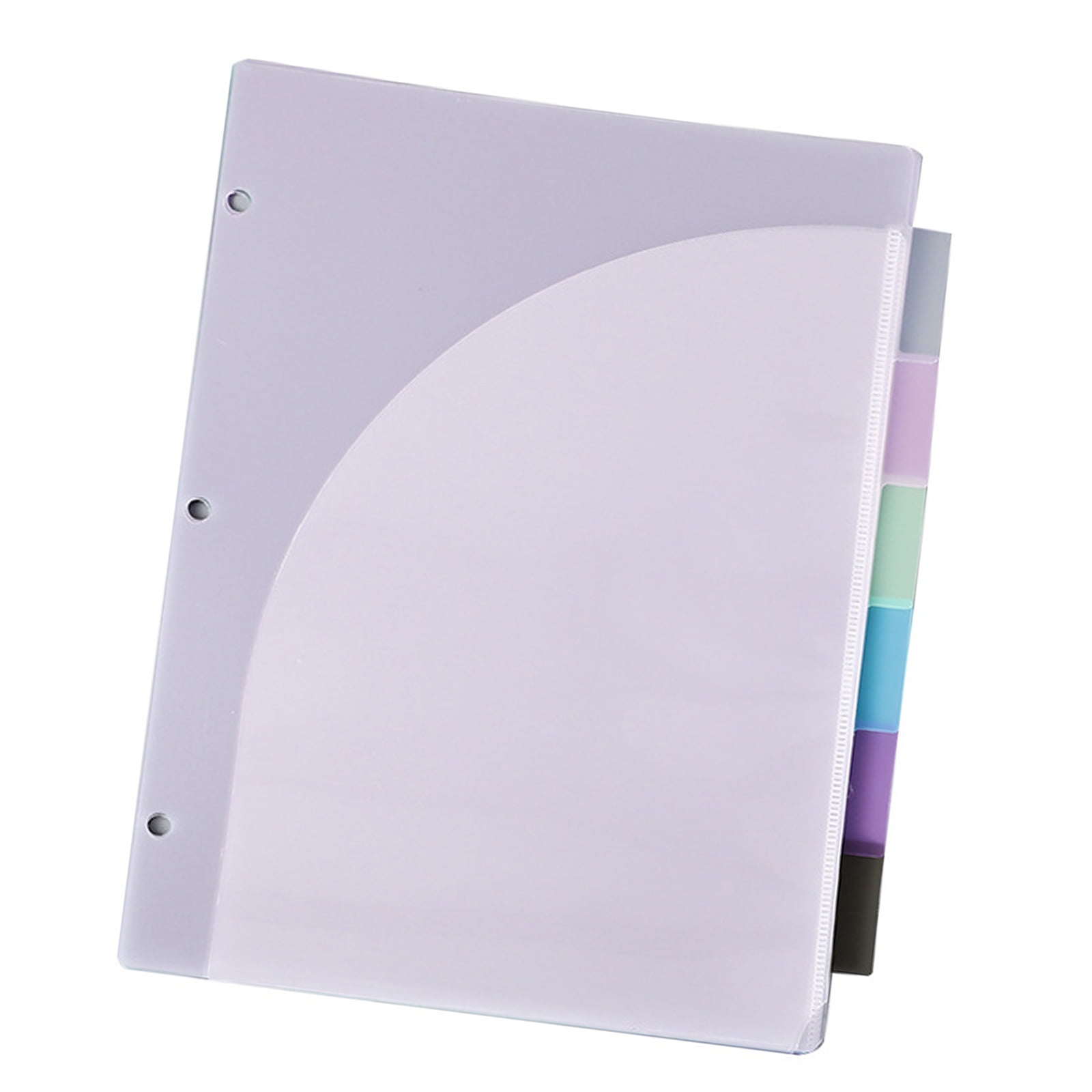 6 Pockets Document Sorting Folder With 6 Colored Dividers Letter Size ...