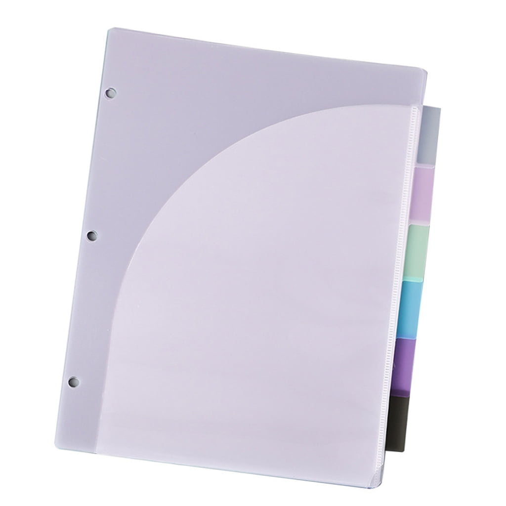 6 Pockets Expanding File Folder with Removable Pages Water Resistant ...