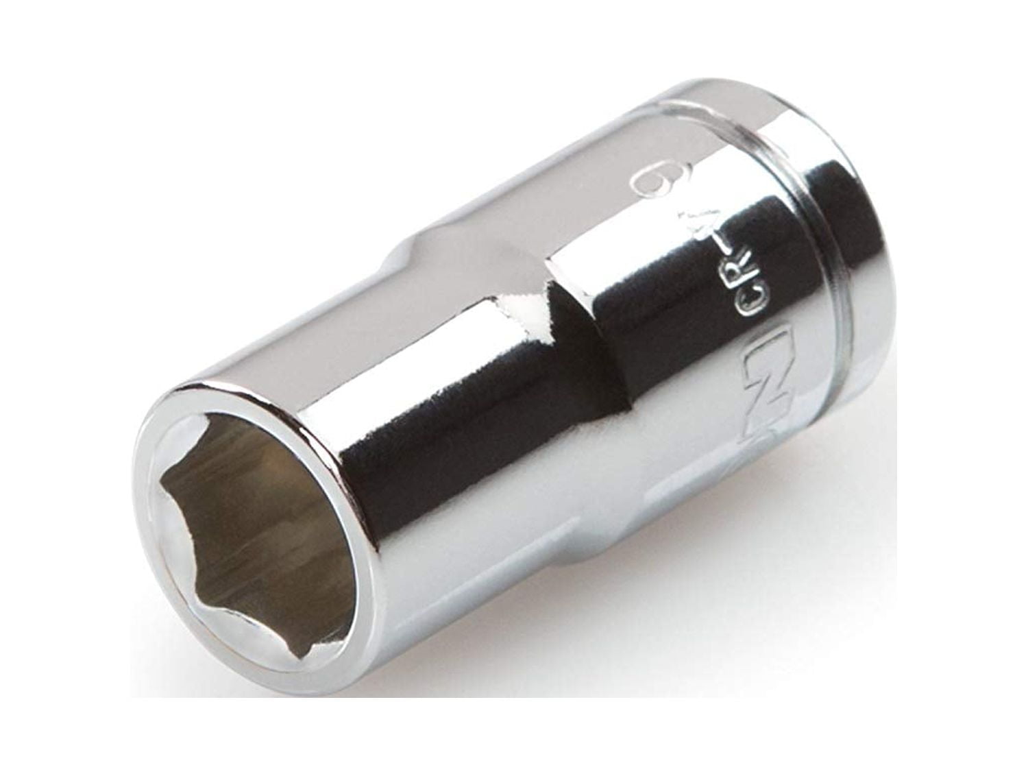 6 Point 1/4" Drive x 9/32" Shallow Socket Premium Vanadium Steel TEKTON ...