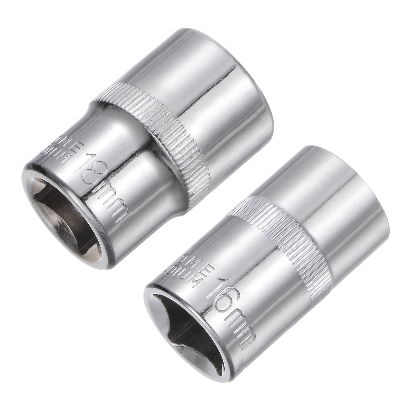 6-Point Shallow Socket, 18mm 16mm 1/2" Drive Cr-V - Walmart.com