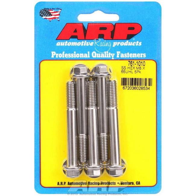 6 Point Stainless Steel Bolt Kit, 8 x 1.25 x 65 mm - Pack of 5 ...