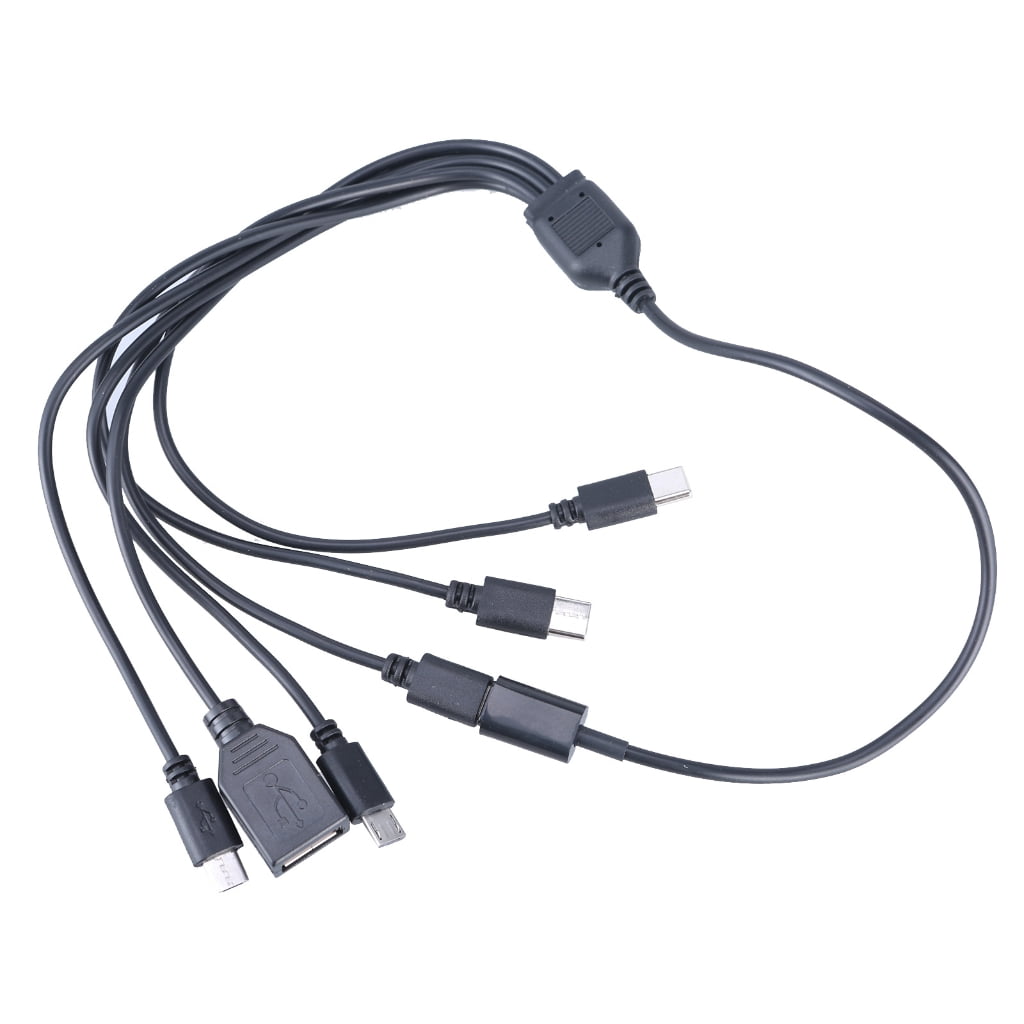 6 Port Charging Cord Multi Charging Cable USB To USB1 And USB ...