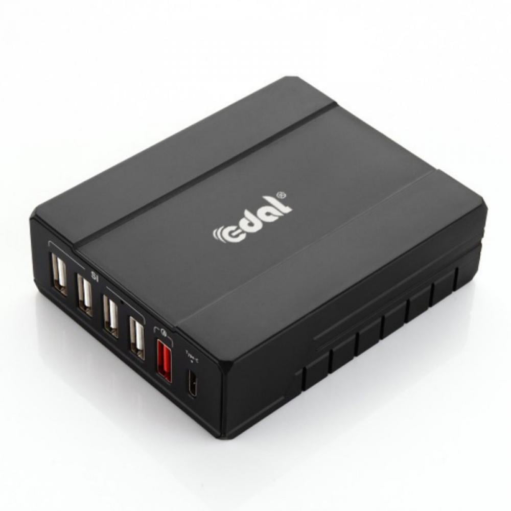 6-Port Fast USB Charger Station Type-C Quick Charging Station - Walmart.com