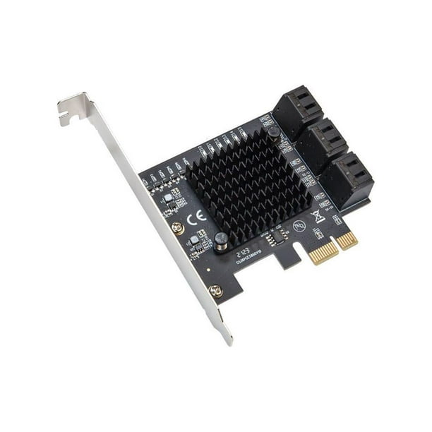 6 Port SATA III to PCIe 3.0 x1 NON-RAID Expansion Card - Walmart ...