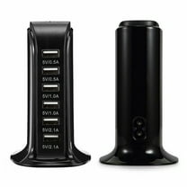 Charging Station For Multiple Devices 40W , Wall Charger Block 5 USB ...