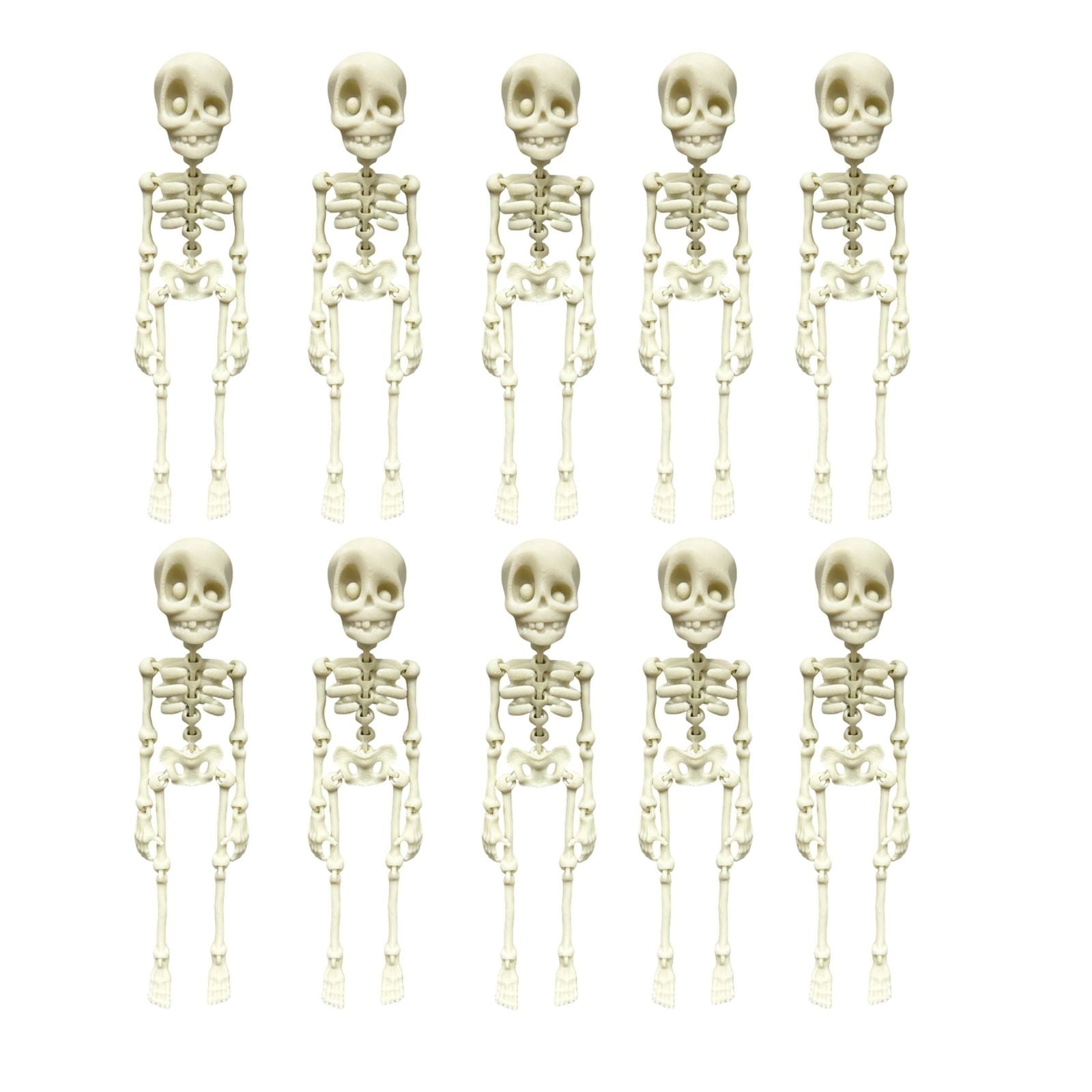 6" Posable Skeleton Fridge Magnet of 3D Printed Small Skull Fridge ...