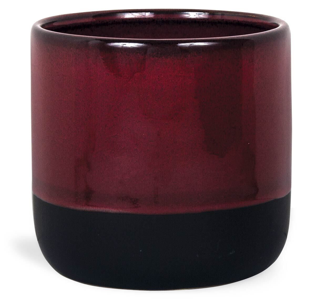 6"Pot Size Red Reactive Glaze Ceramic Planter - Walmart.com