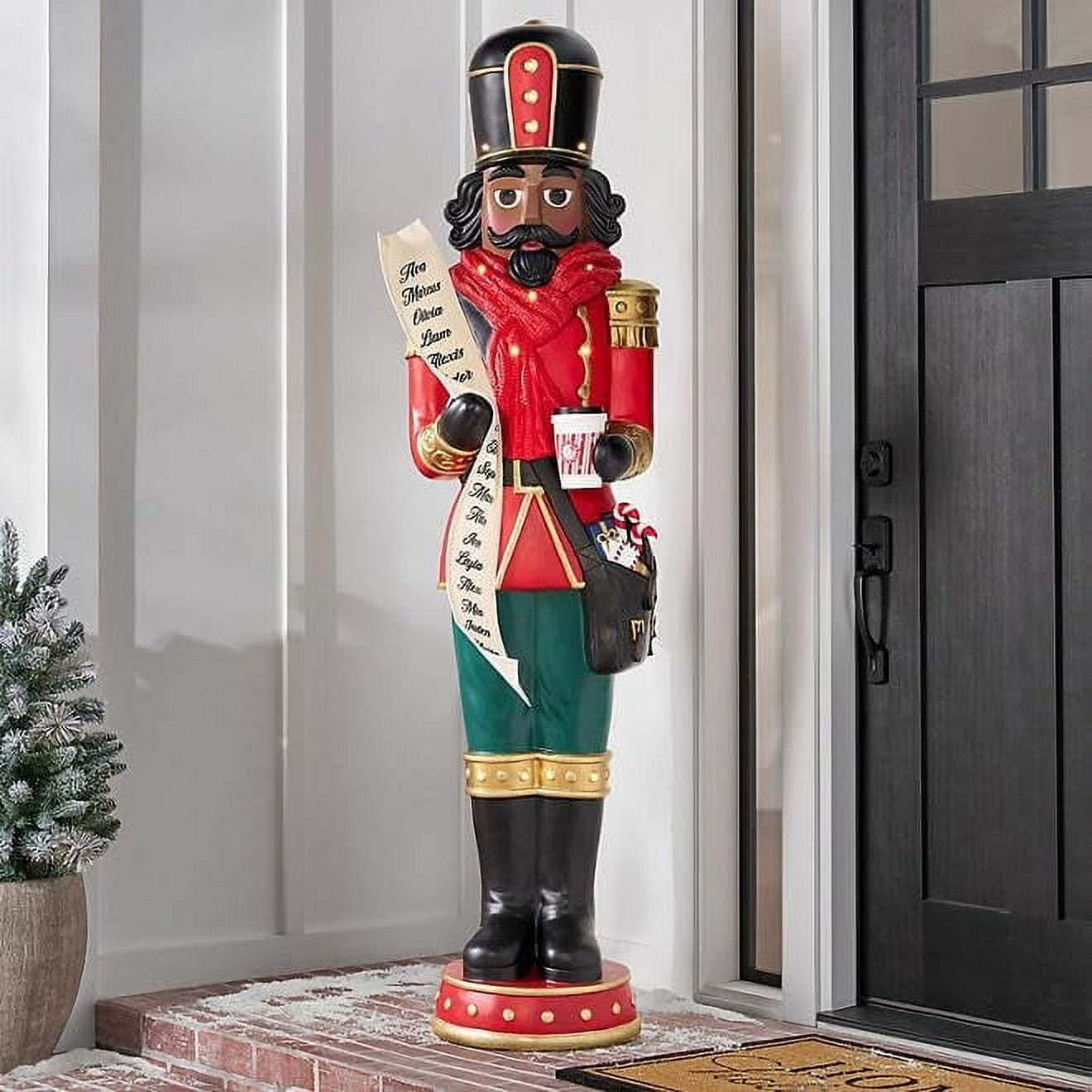 6' Pre-Lit Grand Nutcracker (Multicultural) - Walmart.com