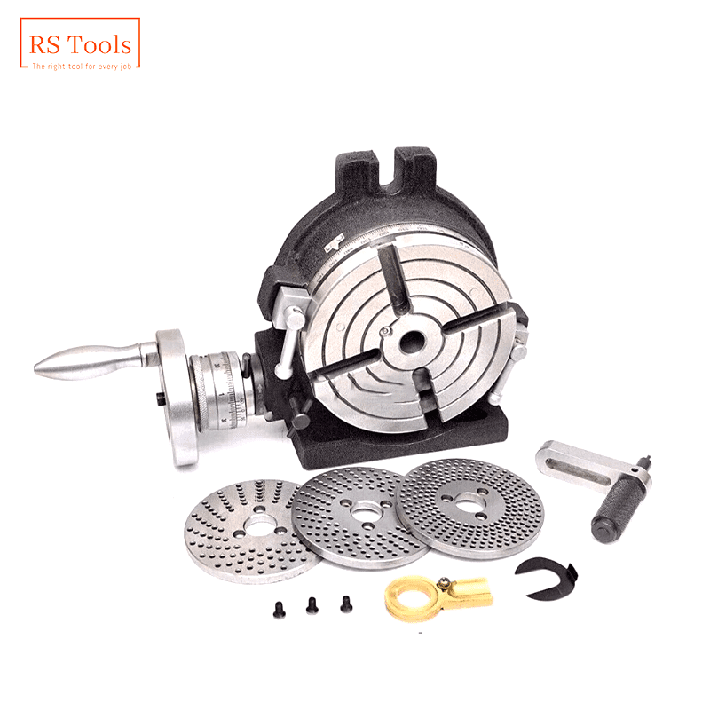 6" Precision Rotary Table Horizontal Vertical & Index plate set ...