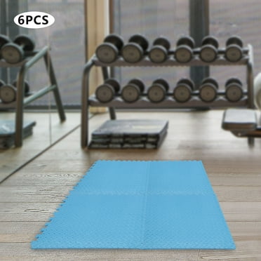 FlooringInc Premium 8mm Thick Rubber Gym Flooring & Equipment Mats, 4ft ...