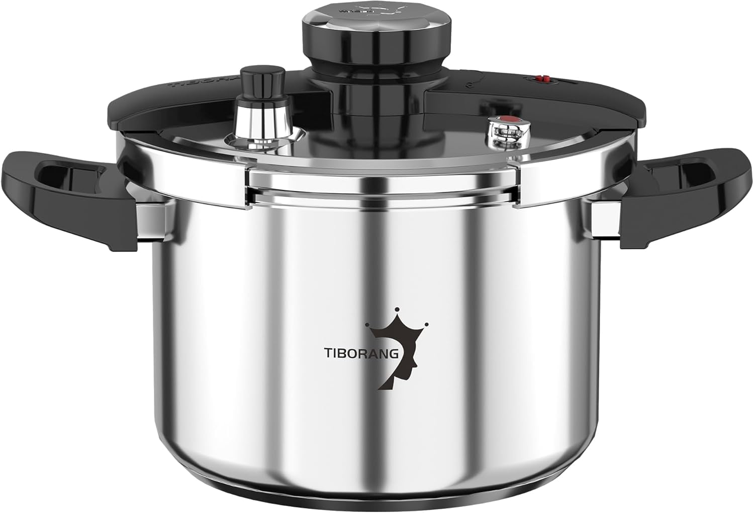 6 QT Stainless Steel Pressure Cooker, [Multi-Cooker for Gas & Induction ...