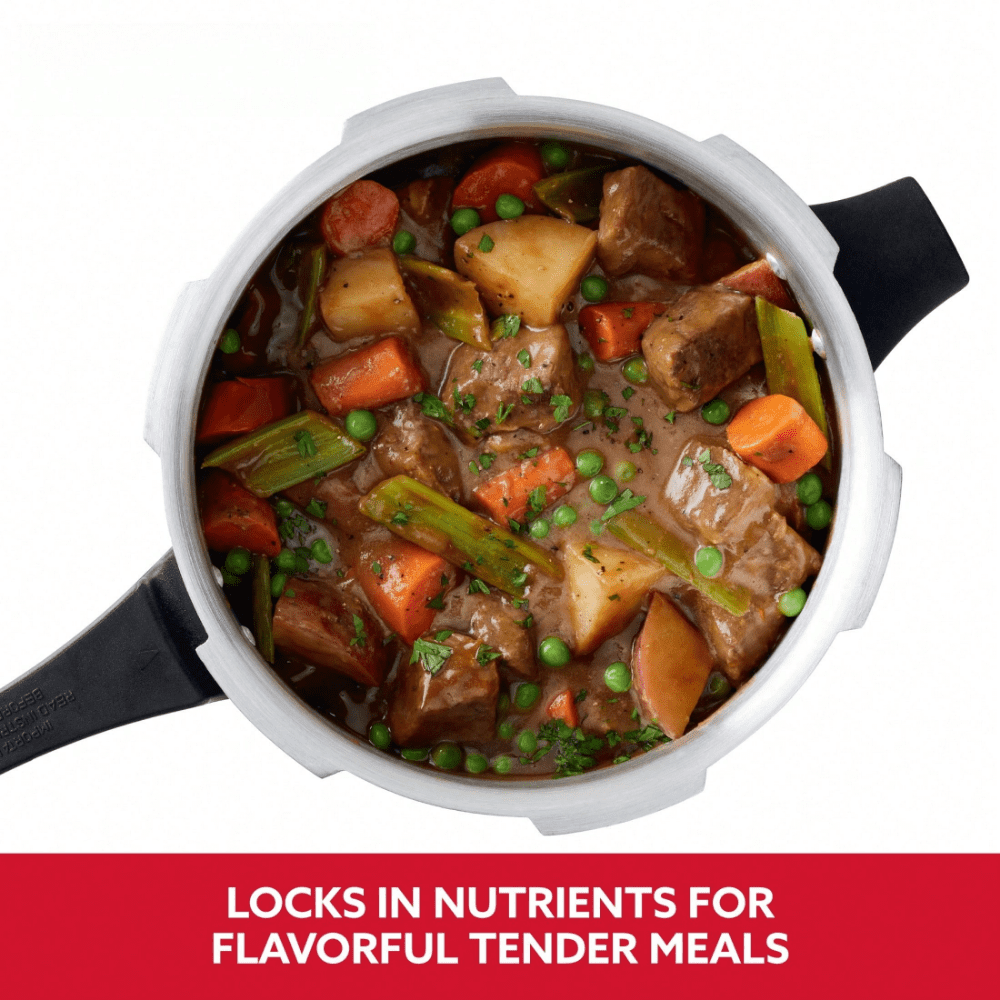 6-Quart Aluminum Stovetop Pressure Cooker, 15 PSI - Walmart.com