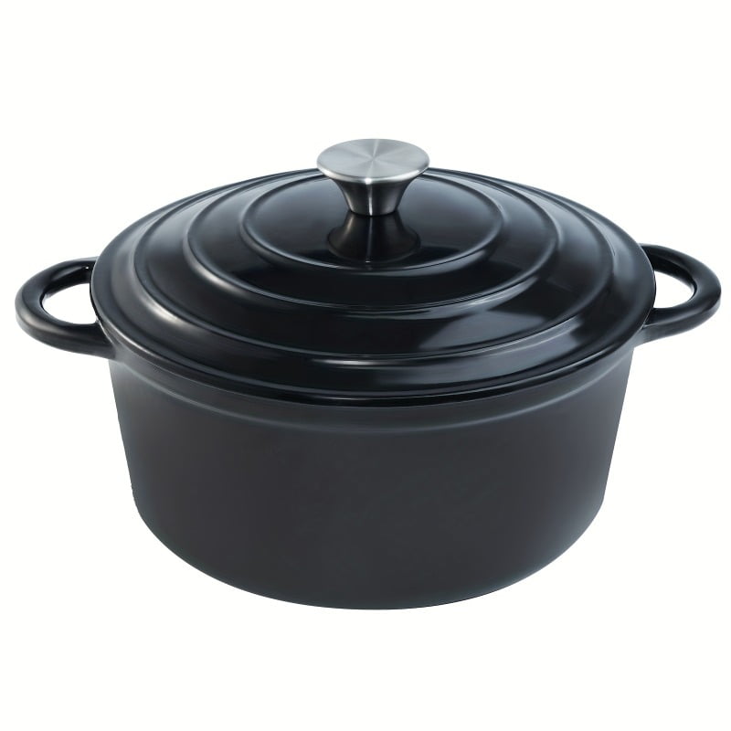 6 Quart Dutch Oven With Lid, Heavy-Duty Enameled Cast Iron Pot With ...
