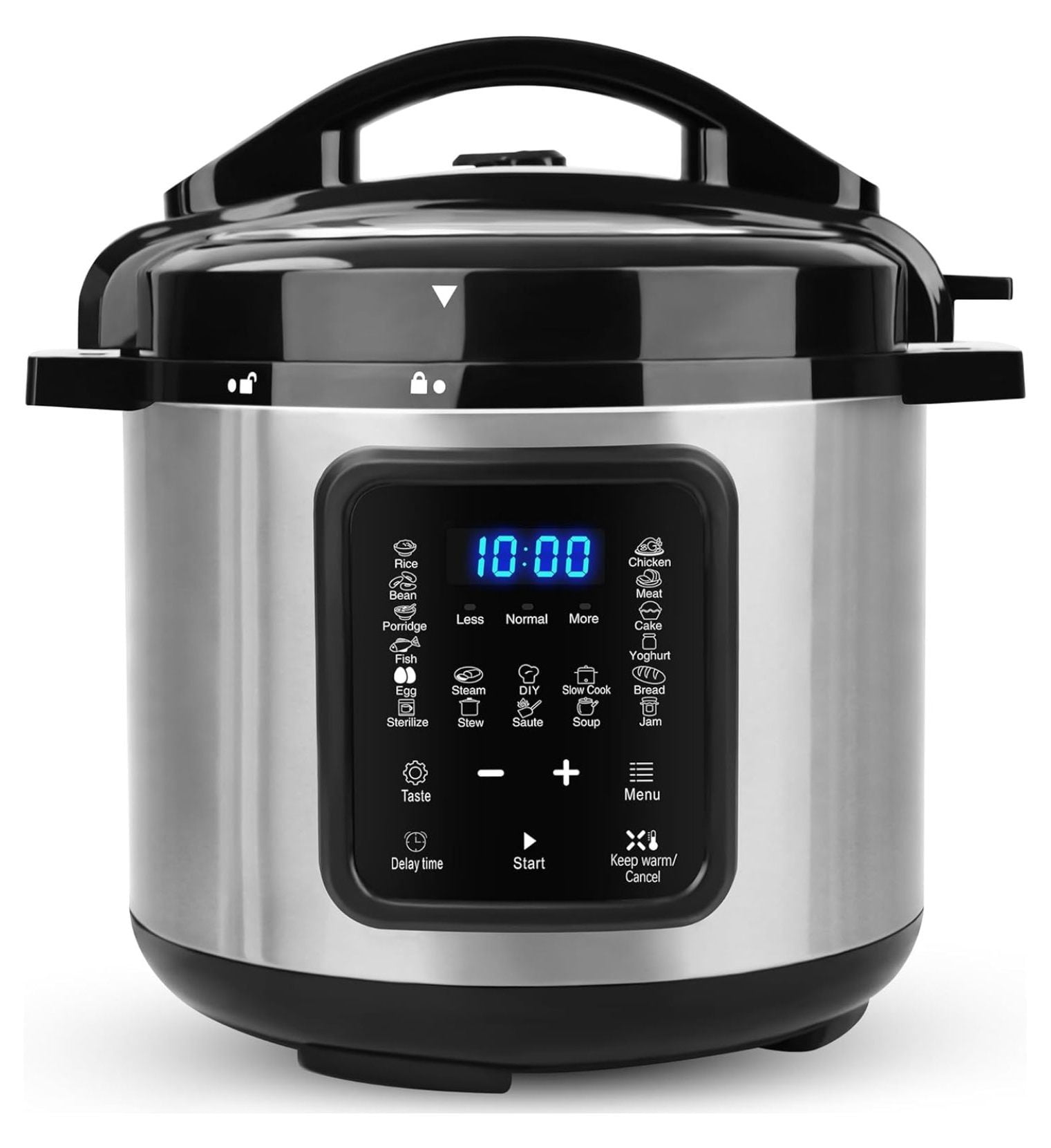 6 Quart Electric Pressure Cooker: 9-in-1 Multi-Cooker, Pressure Cooker ...