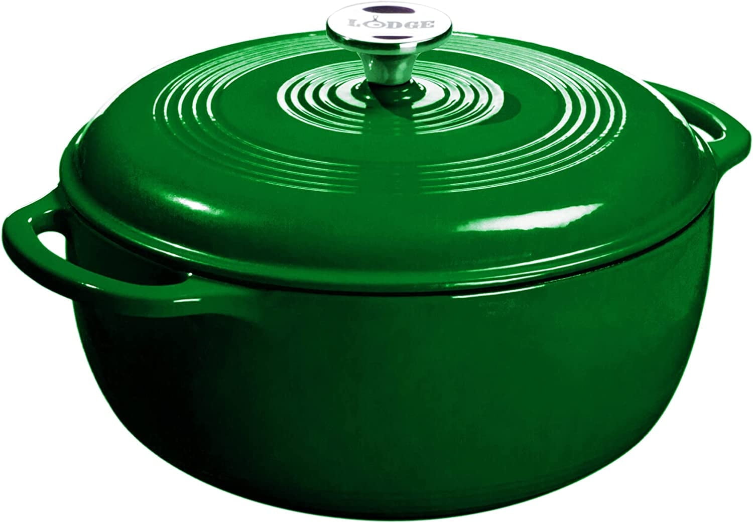 6 Quart Enameled Cast Iron Dutch Oven with Lid – Dual Handles – Oven ...