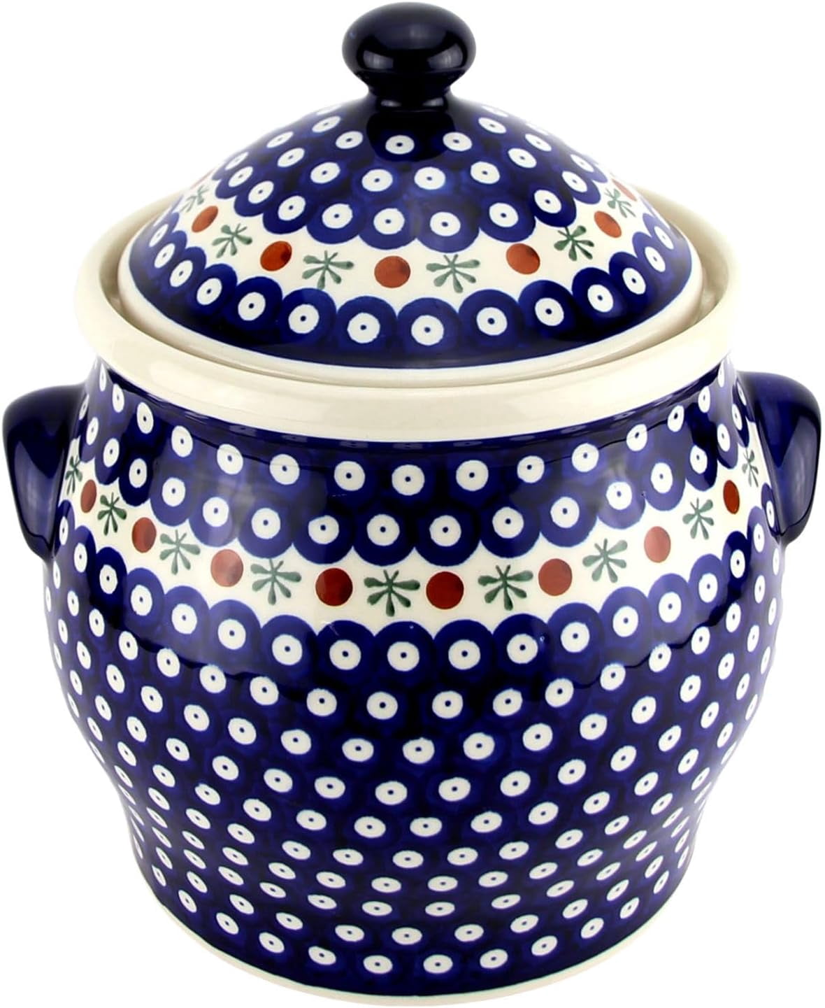 6 Quart Large Cookie Jar/Canister from Zaklady Boleslawiec - Made in ...