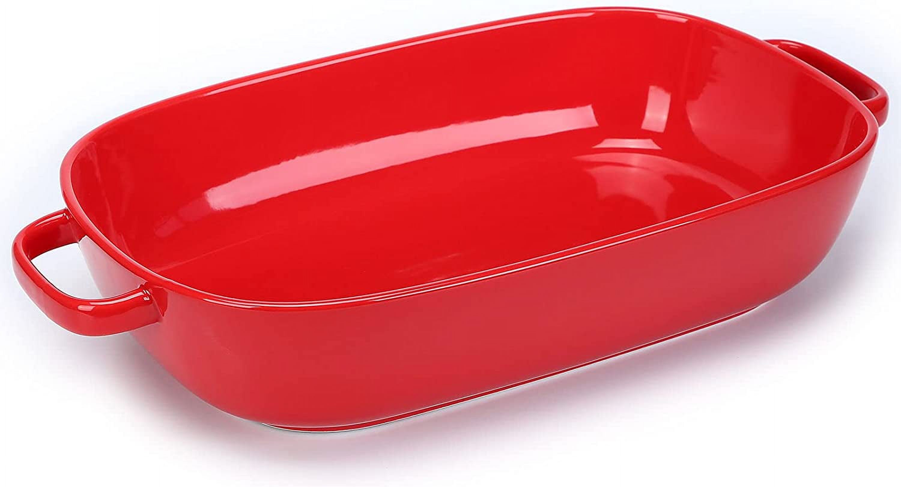 6 Quart Large Rectangular Baking Dish, 16x11 Inches Ceramic Baking Pan ...