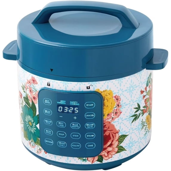 6-Quart Pressure Cooker with Touch Control Display - 7-in-1 Multi ...