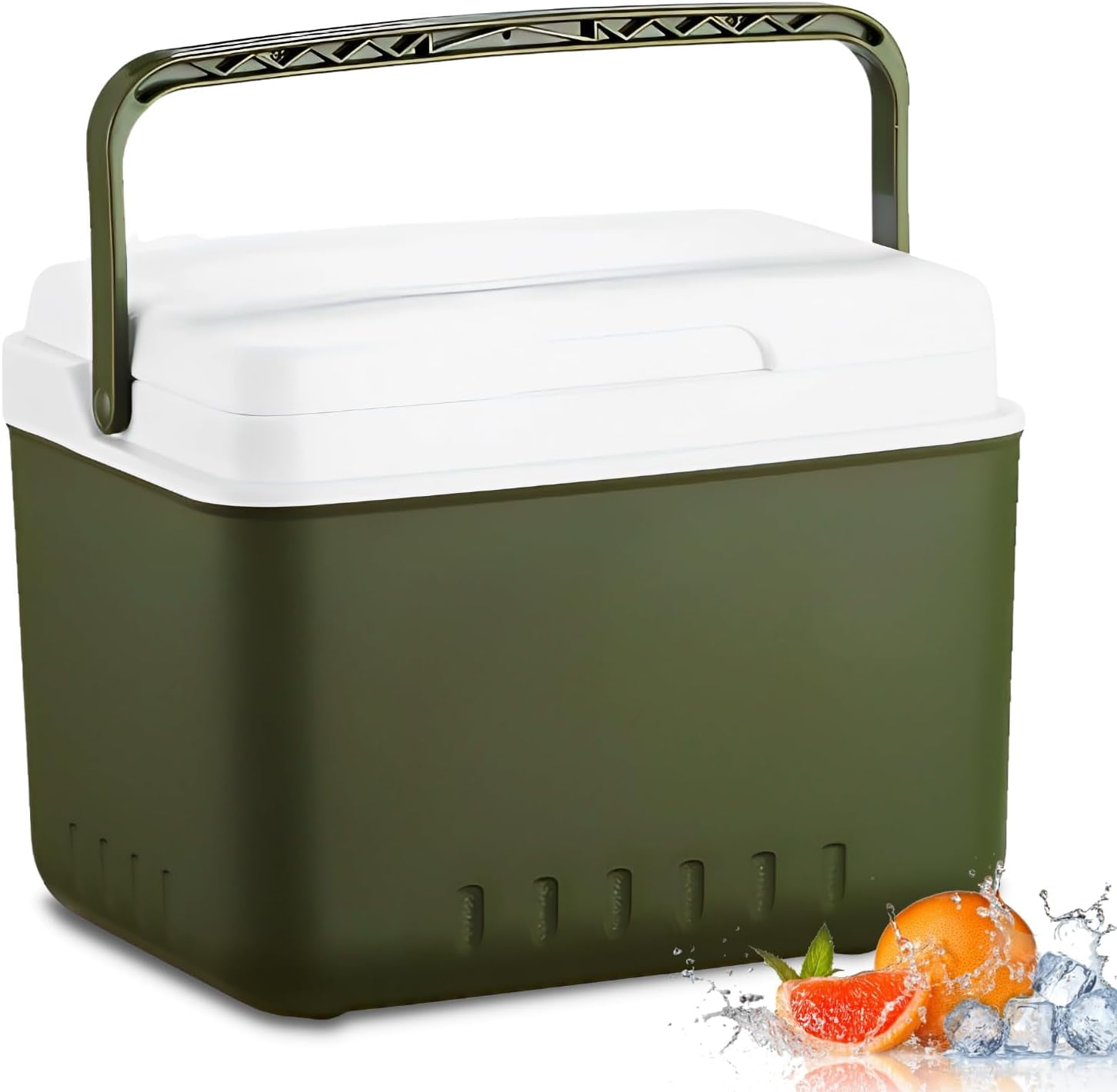 6 Quart Small Cooler - Portable Hard Shell Cooler Lunch Box - Ice ...